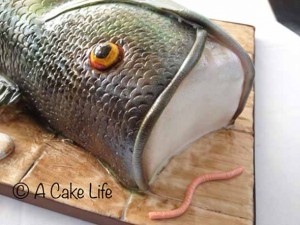 Realistic Bass Fish Groom’s Cake | A Cake Life